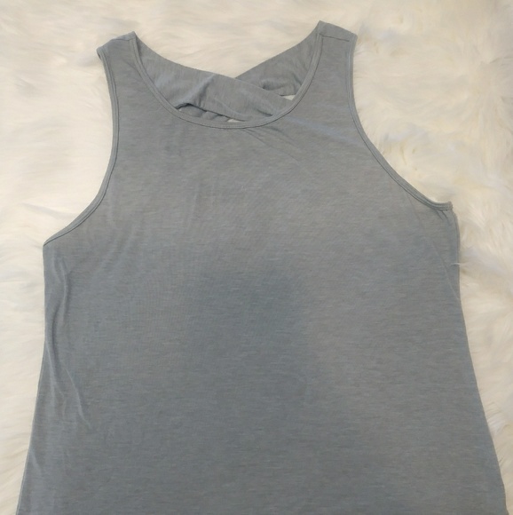Tops | Light Gray Workout Tank Top | Poshmark